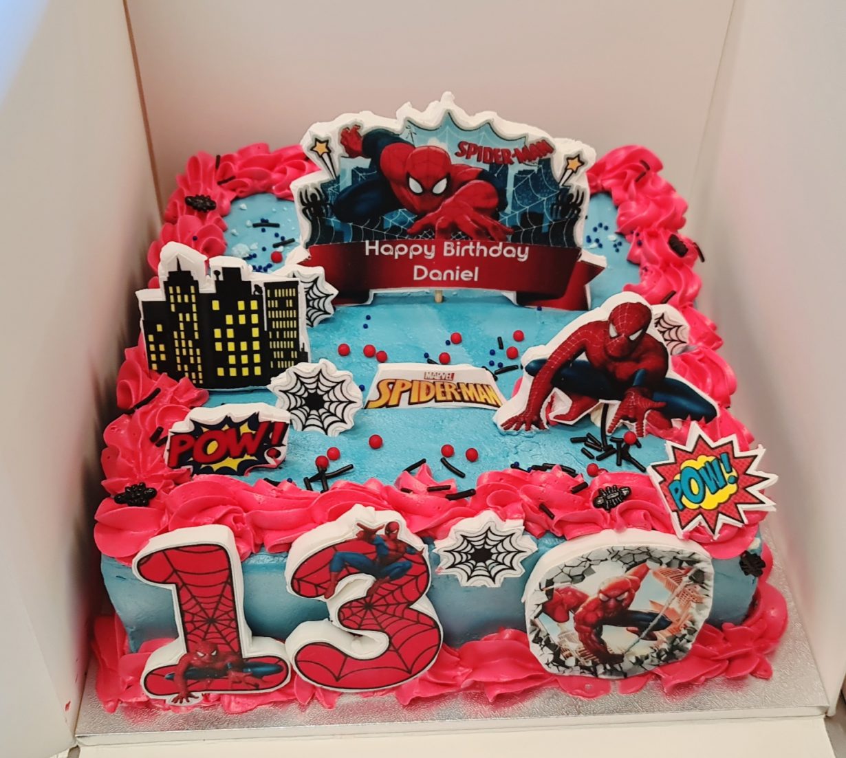 Spiderman Cake Satispie Bakery